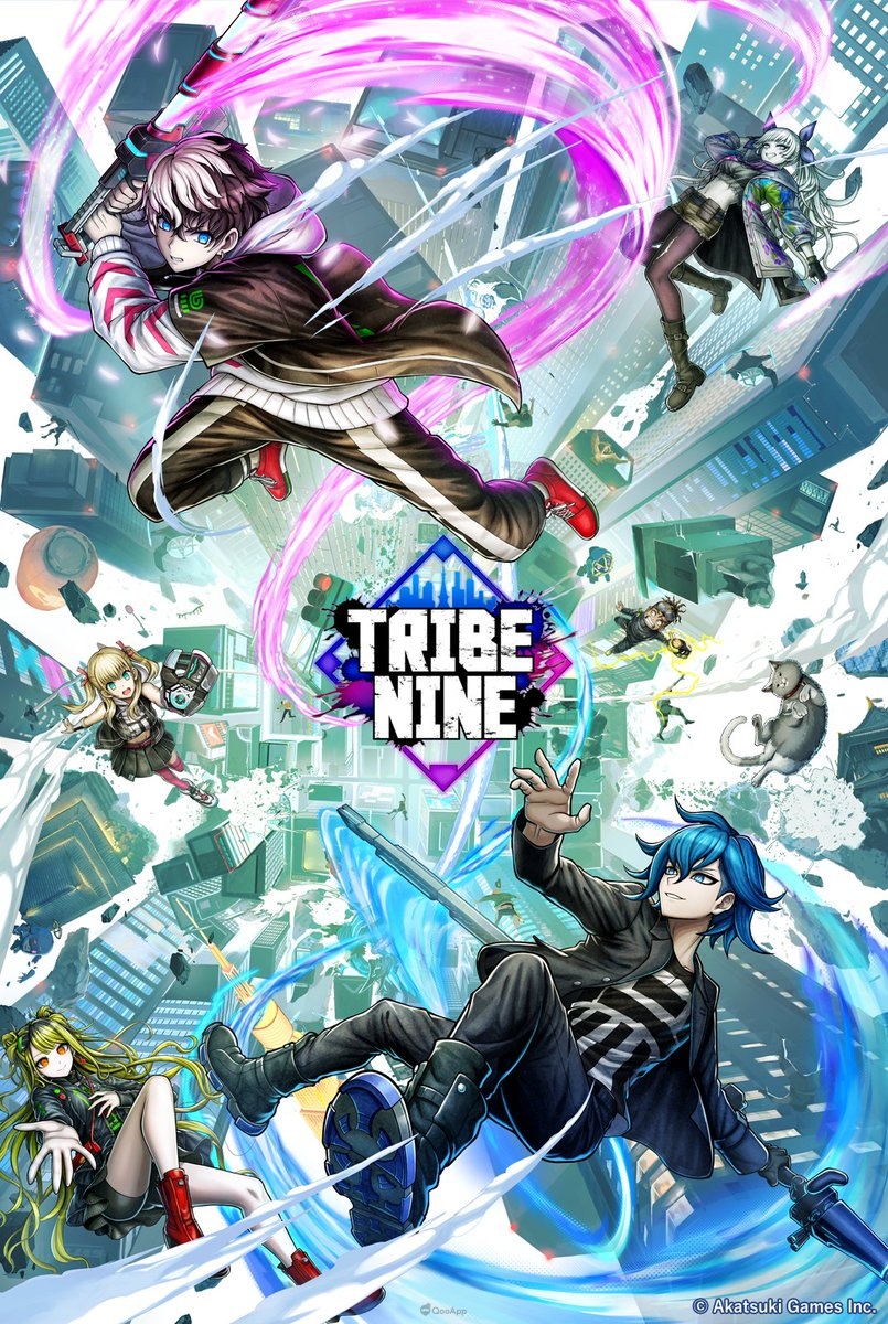 TRIBE NINE（战极死游）画饼终于有新消息了？！Akatsuki×Too Kyo Games 大型企划《TRIBE NINE》（夜街酷斗）公开游戏前导宣传影片_TRIBE NINE（战极 ...